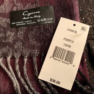 Cejon | Accessories | Purple Cejon Scarf Nwt | Poshmark